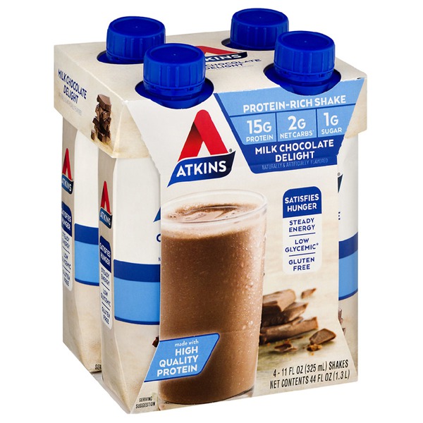 Atkins Advantage Shakes Milk Chocolate Delight - 1Source