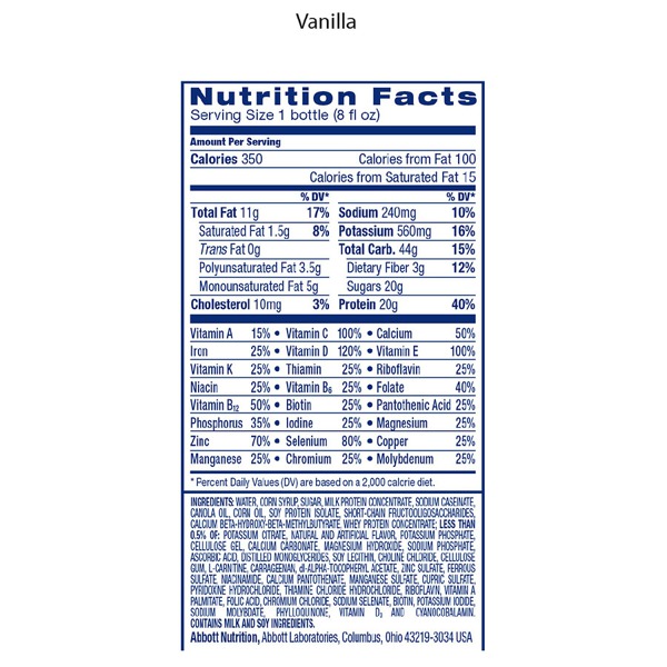 Ensure Enlive Advanced Nutrition Shake Vanilla - 1Source