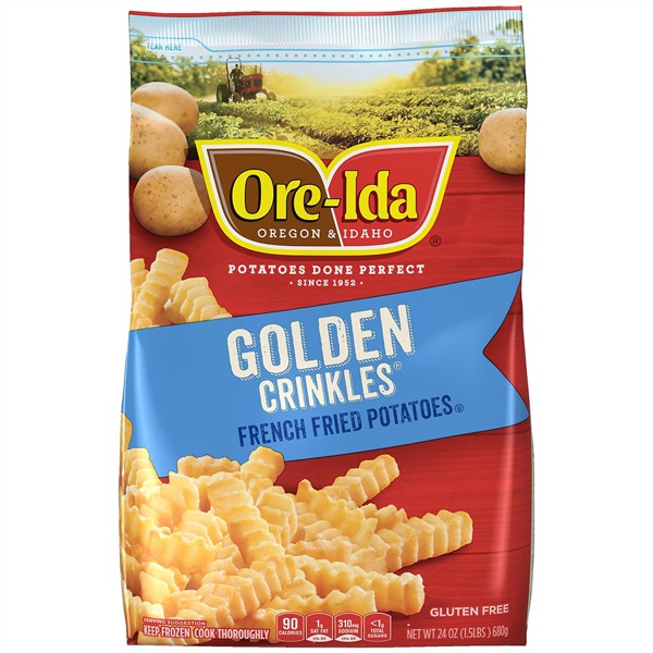 Ore-Ida Golden Crinkle Cut French Fried Potatoes Bag - 1Source