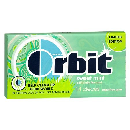 Orbit Sweet Mint Sugarfree Gum Sweetmint - 1Source