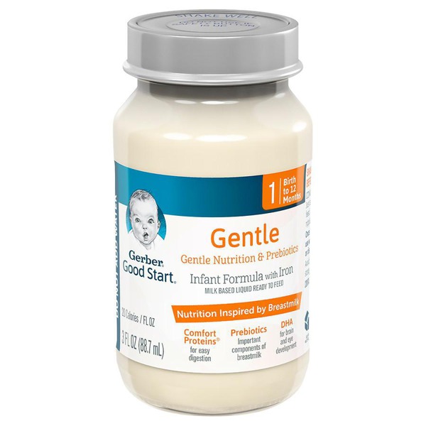 Gerber Good Start Gentle Infant Formula, Ready To Feed, Birth+ - 1Source