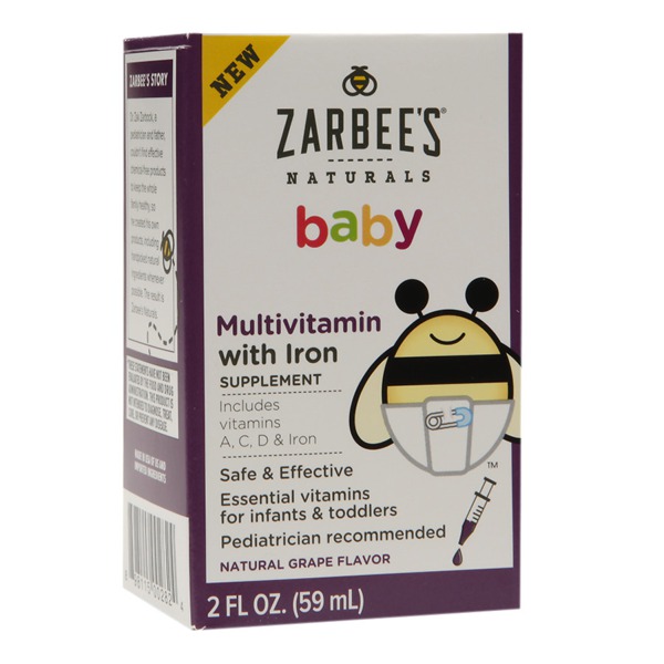 Zarbee'S Naturals Baby Multi Vitamin With Iron - 1Source