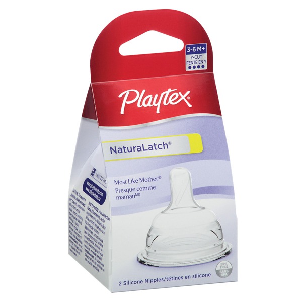 Playtex Naturalatch Silicone Nipple, Y-Cut - 1Source