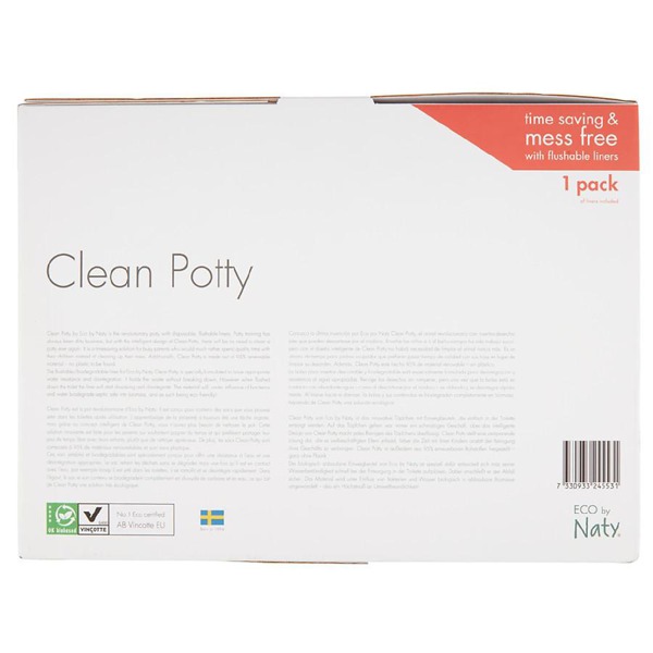Eco By Naty Clean Potty With Flushable Liners - 1Source