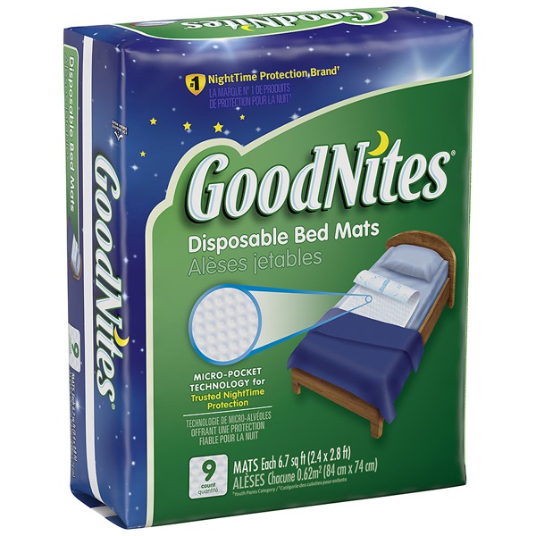Goodnites Disposable Bed Mats - 1Source