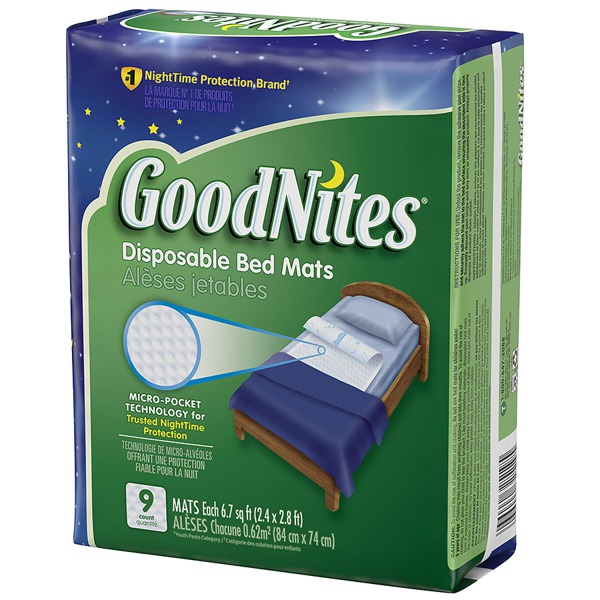 Goodnites Disposable Bed Mats - 1Source