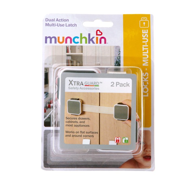 Munchkin XTRA GUARD Dual Locking Multi Use Latch - 1Source