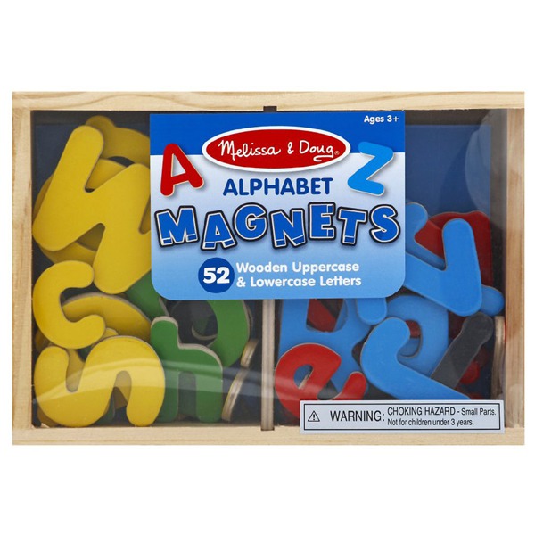 Melissa & Doug Magnetic Wooden Alphabet - 1Source