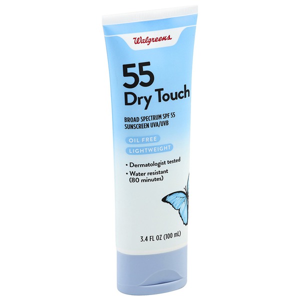 Walgreens Sheer Dry Touch Sunscreen Lotion SPF 55 - 1Source