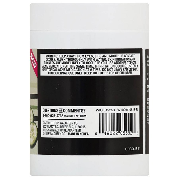 Walgreens Beauty Facial Toner Pads - 1Source