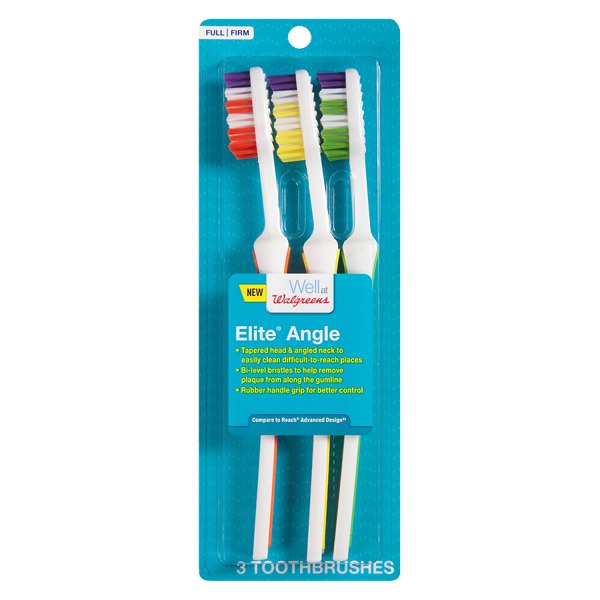 Walgreens Elite Angle Toothbrushes Full - 1Source