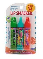 Lip Smacker Bonne Bell Lip Smacker Trio With SPF 24, Fruit Flavors ...