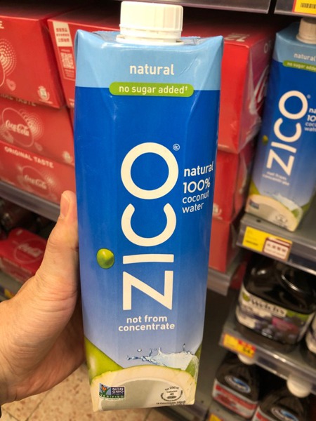Zico 100% Natural Coconut Water - 1Source