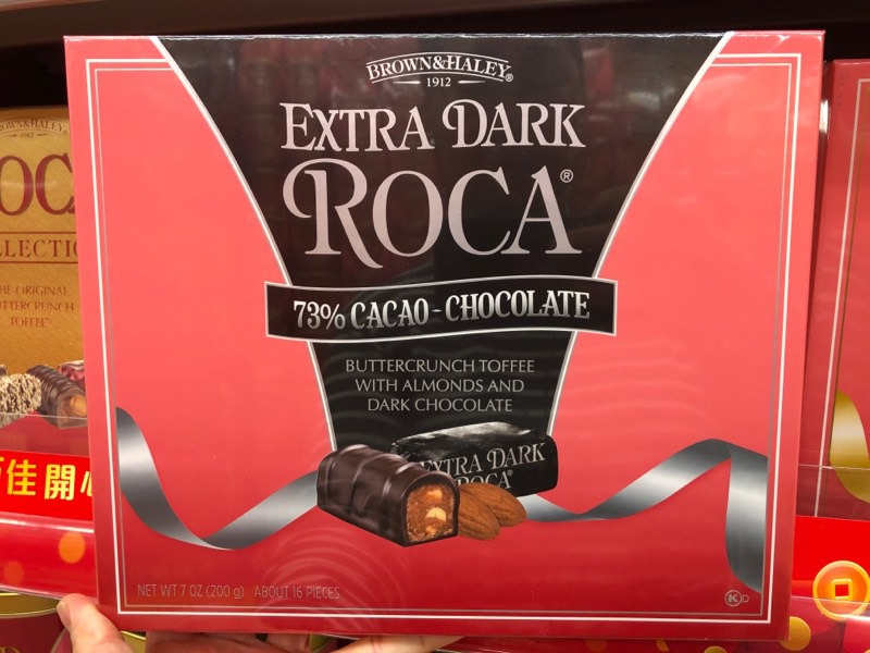 Brown & Haley Roca Extra Dark Buttercrunch Toffee With Almonds And Dark ...