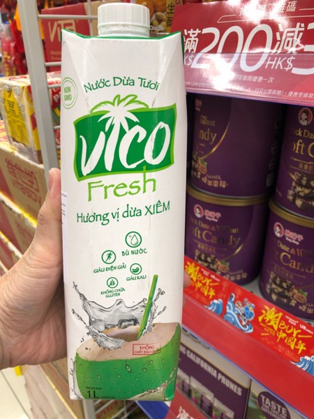 Vico Fresh Natural Coconut Water Xiem Flavor - 1Source