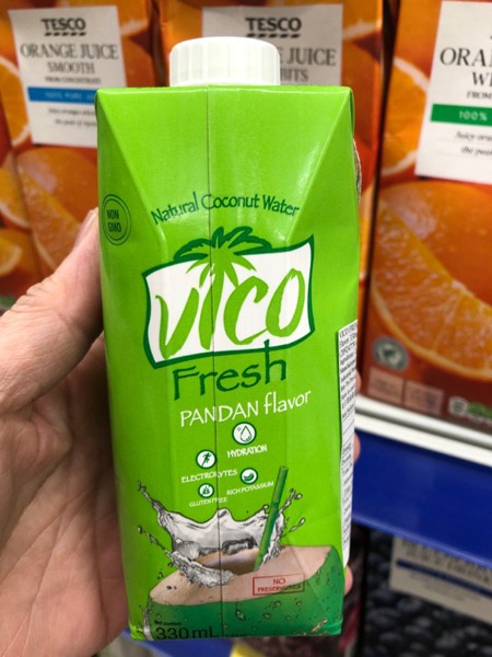 Vico Fresh Natural Coconut Water Pandan Flavor - 1Source