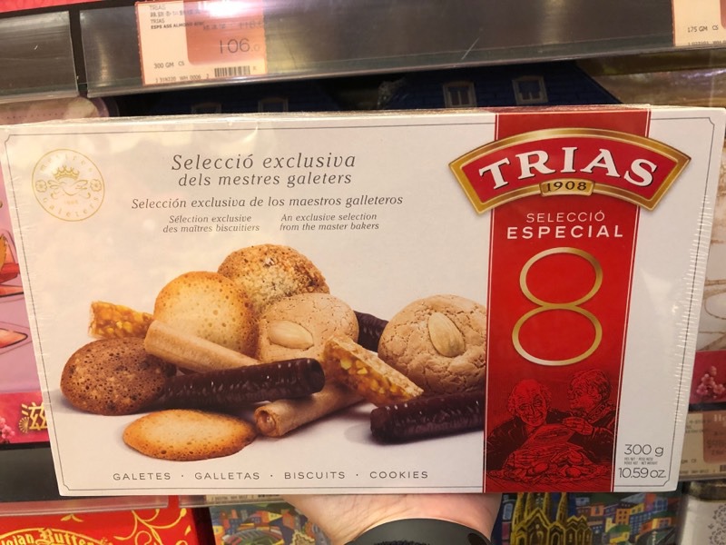 Trias Especial 8 Spanish Assorted Almond Biscuits Gift Box - 1Source