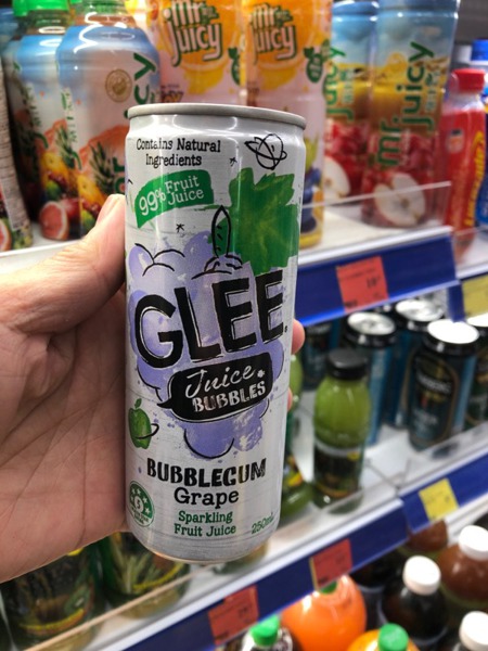 Glee Bubblegum Grape Sparkling Fruit Juice - 1Source