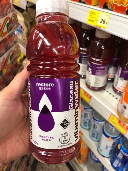 Glaceau Vitamin Water Low Sugar Restore - 1Source