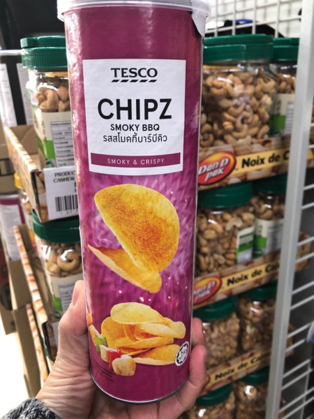 Tesco Chipz Smoky BBQ Potato Snacks Tesco 燒烤味薯片 - 1Source