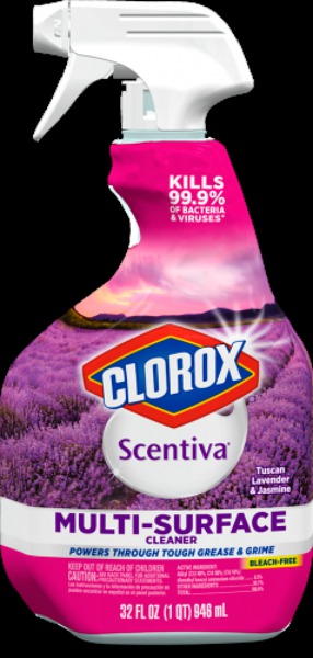 Clorox® Scentiva® Disinfecting Multi-Surface Cleaner Tuscan Lavender ...