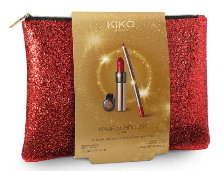 Kiko Magical Holiday Lip Kit 02 Timeless Red - 1Source