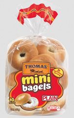 Thomas' Plain Mini Bagels - 1Source