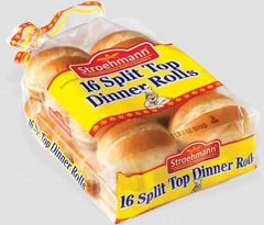 Stroehmann Dinner Rolls, Split Top - 1Source
