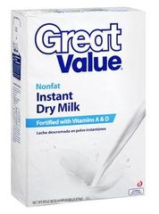 Great Value Instant Dry Milk - 1Source