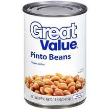 Great Value Pinto Beans, 15.5Oz - 1Source