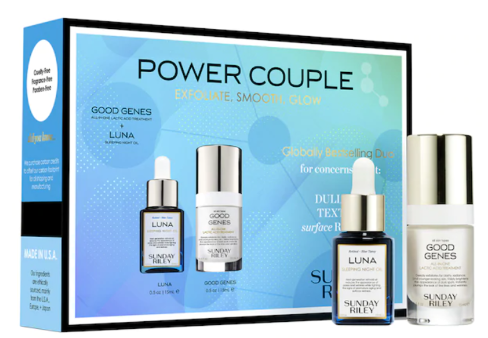 SUNDAY RILEY Power Couple Advanced Exfoliating And Brightening Routine ...