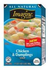 Imagine Foods Organic Chicken & Dumplings Soup - 1Source
