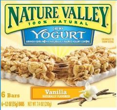 Nature Valley Vanilla Yogurt Granola Bar - 1Source