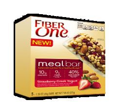 Fiber One Chewy Meal Bar, Strawberry Greek Yogurt - 1Source