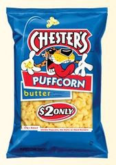Chester'S Butter Flavored Puffcorn Snacks - 1Source