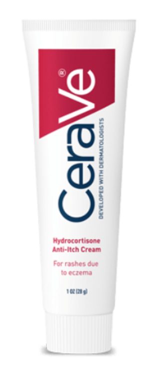 Cerave Hydrocortisone Anti Itch Cream FOR RASHES DUE TO ECZEMA - 1Source