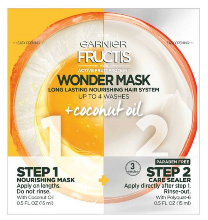 Garnier Fructis Wonder Mask Coconut Oil Hair Mask - 1Source