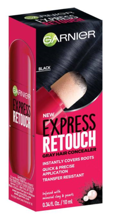 Garnier Express Retouch Gray Hair Concealer Black - 1Source