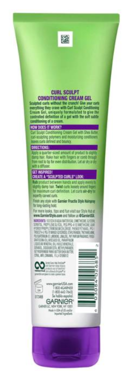 Garnier Fructis Curl Sculpt Conditioning Cream Gel - 1Source