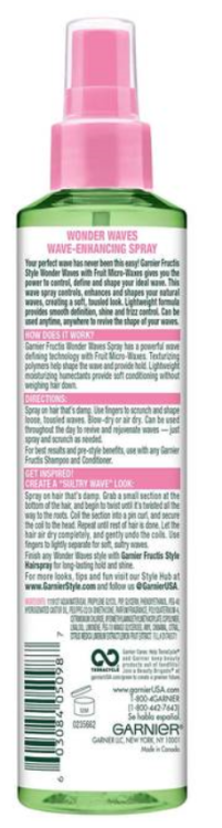 Garnier Fructis Wonder Waves Wave Enhancing Spray - 1Source