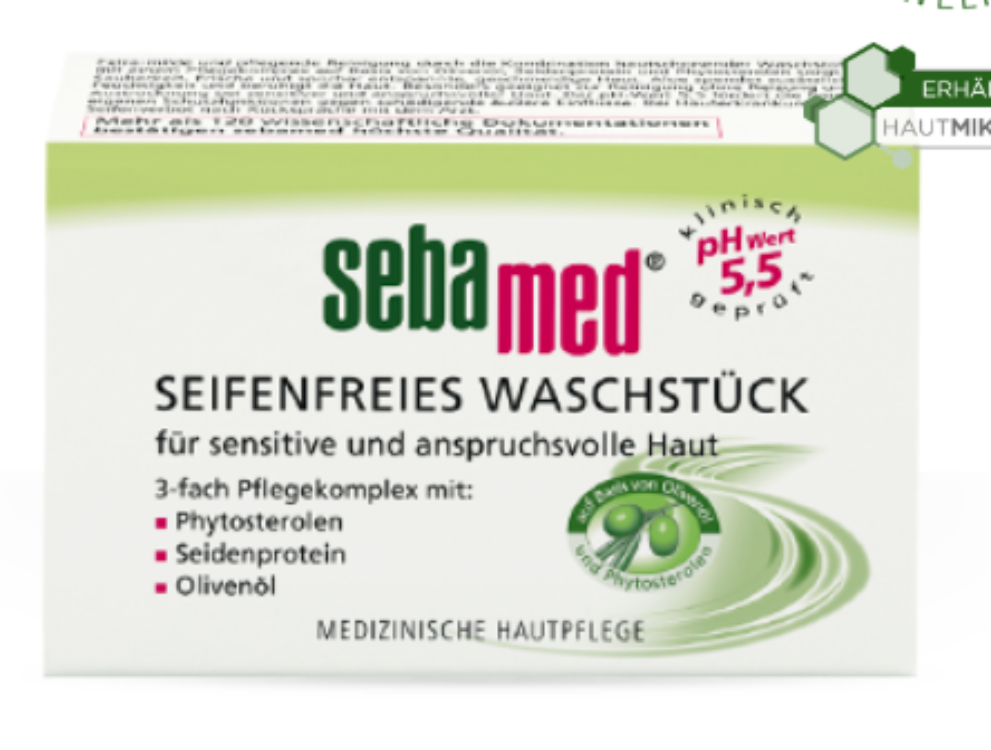 Sebamed Soap Free Wash Bar Olive - 1Source