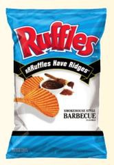 Ruffles Smokehouse Style Barbecue Flavored Potato Chips - 1Source