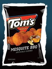 Tom'S Potato Chips, Mesquite BBQ Ridges - 1Source