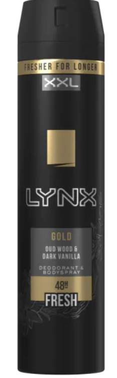 LYNX Men Lynx Gold Body Spray XXL - 1Source