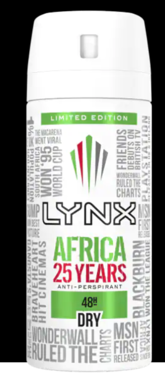 LYNX Men Lynx Africa Anti-Perspirant Deodorant Aerosol - 1Source