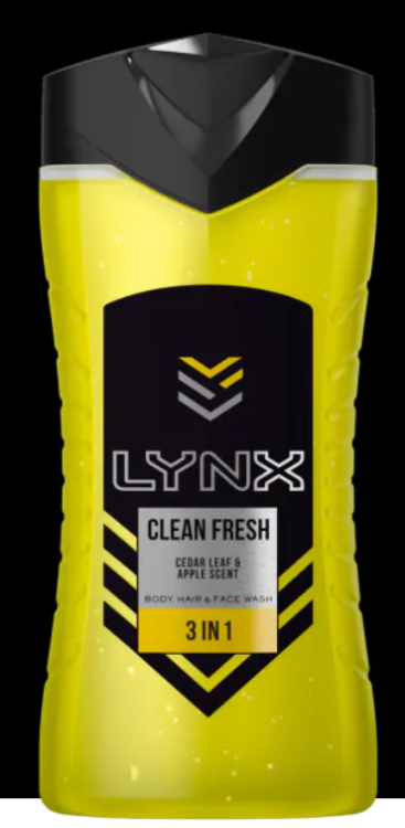LYNX Men Lynx Clean Fresh Shower Gel - 1Source