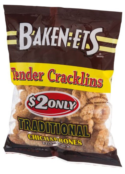 Baken-Ets Traditional Tender Cracklins Pork Skins - 1Source