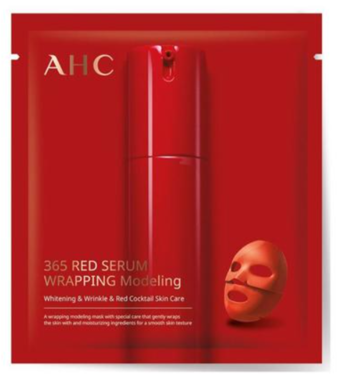AHC 365 Red Serum Wrapping Modeling - 1Source