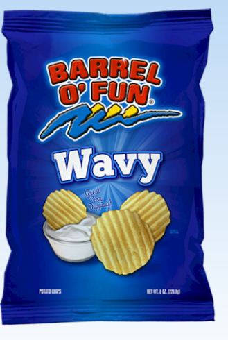 Barrel O' Fun Wavy Potato Chips - 1Source