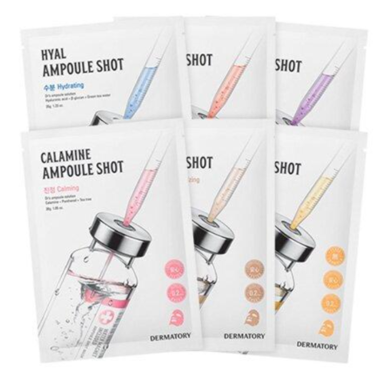 Dermatory Ampoule Shot Mask Calamine Shot - 1Source